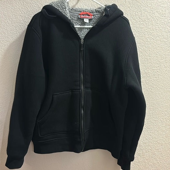 craftsman | Sweaters | Craftsman Sherpa Lined Full Zip Hoodedsweatshirt ...
